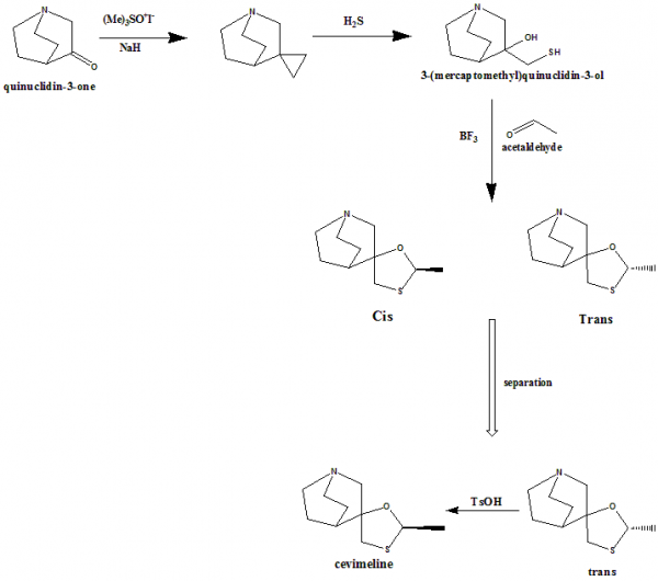 CEVIMELINE Synthesis, SAR, MCQ,Structure,Chemical Properties and ...