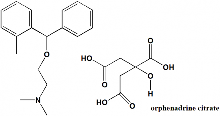 ORPHENADRINE CITRATE Synthesis, SAR, MCQ,Structure,Chemical Properties ...