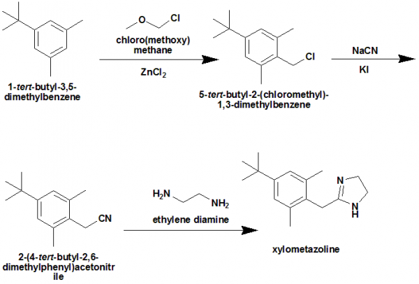 XYLOMETAZOLINE Synthesis, SAR, MCQ,Structure,Chemical Properties and ...