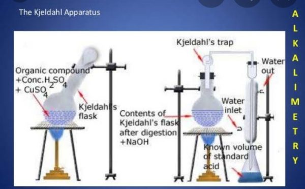 Kjeldahl Method of Nitrogen Estimation Procedure and MCQ for ...