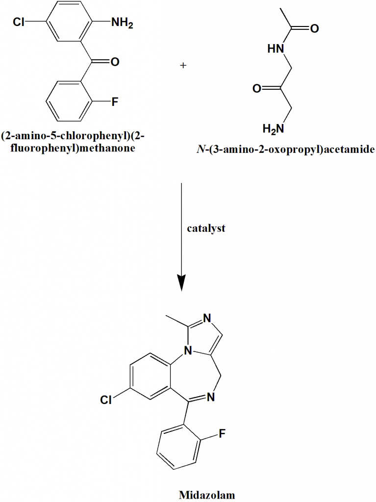Midazolam Structure
