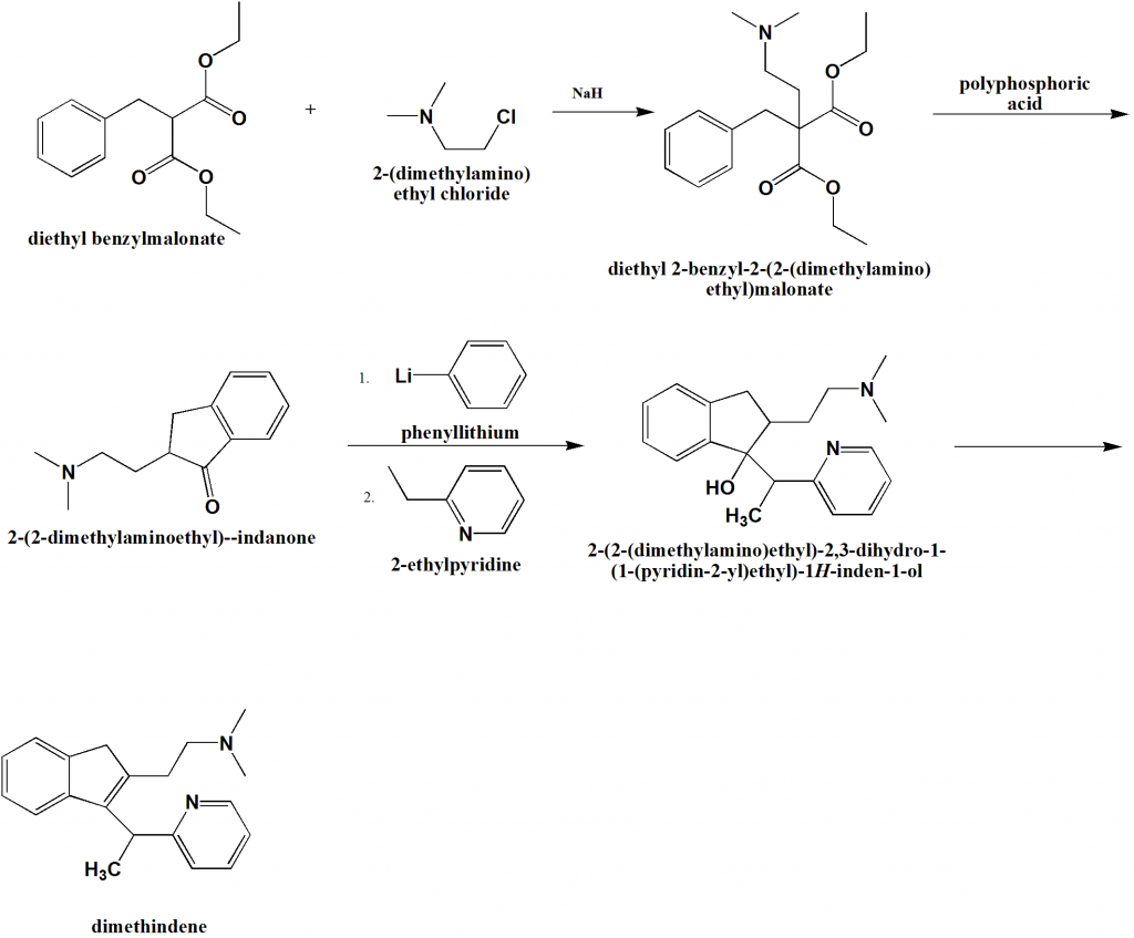 DIMETHINDENE Synthesis, SAR, MCQ,Structure,Chemical Properties and ...