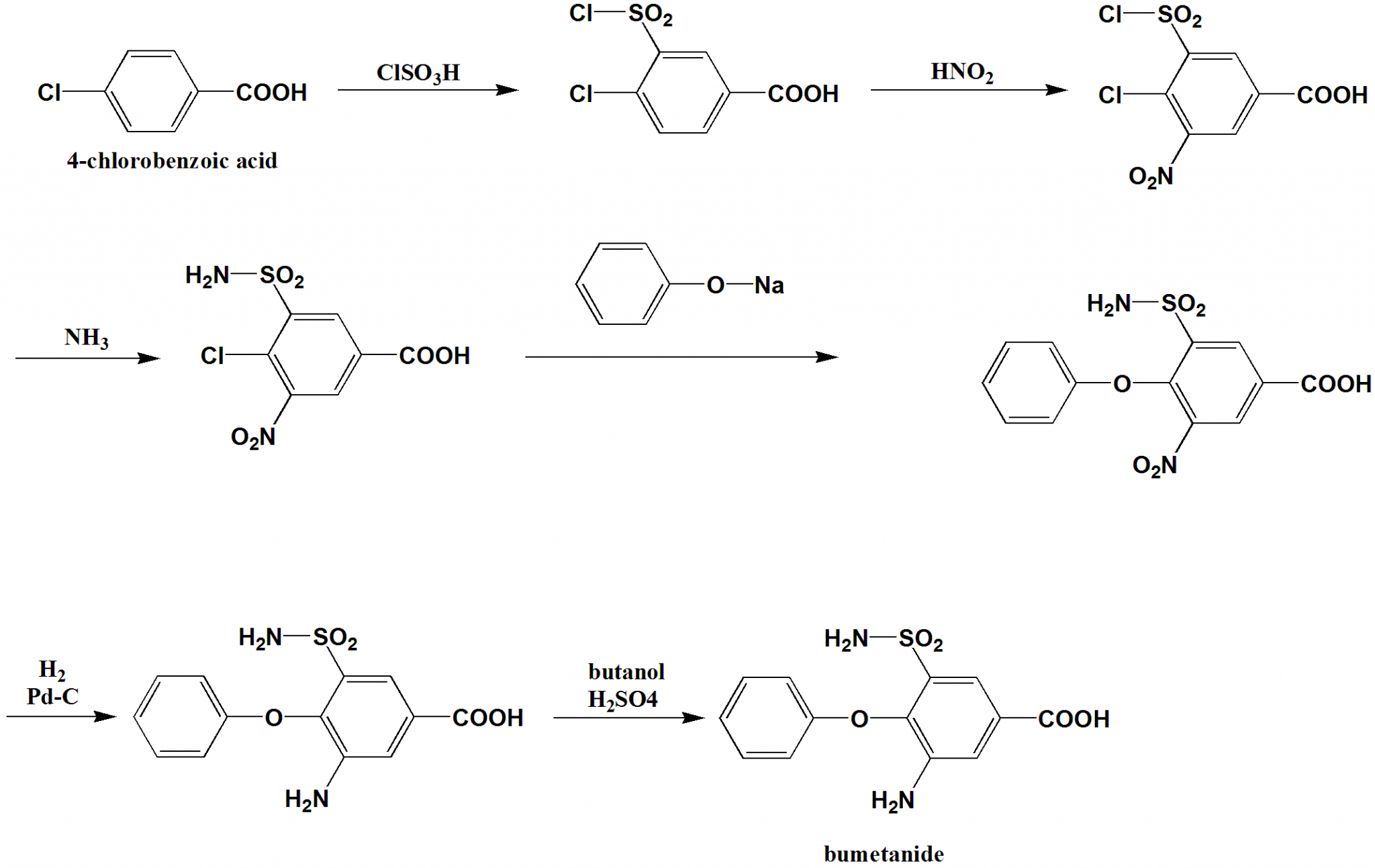 BUMETANIDE Synthesis, SAR, MCQ,Structure,Chemical Properties and ...