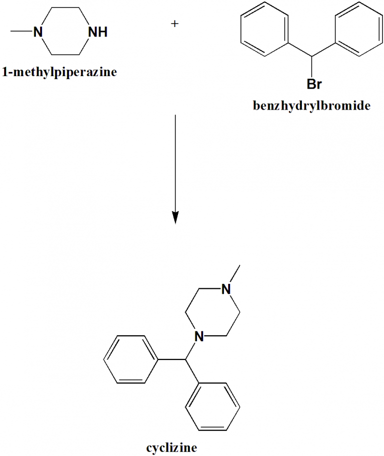 CYCLIZINE Synthesis, SAR, MCQ,Structure,Chemical Properties and ...