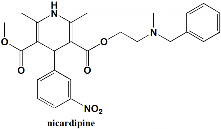 NICARDIPINE Synthesis, SAR, MCQ,Structure,Chemical Properties and ...